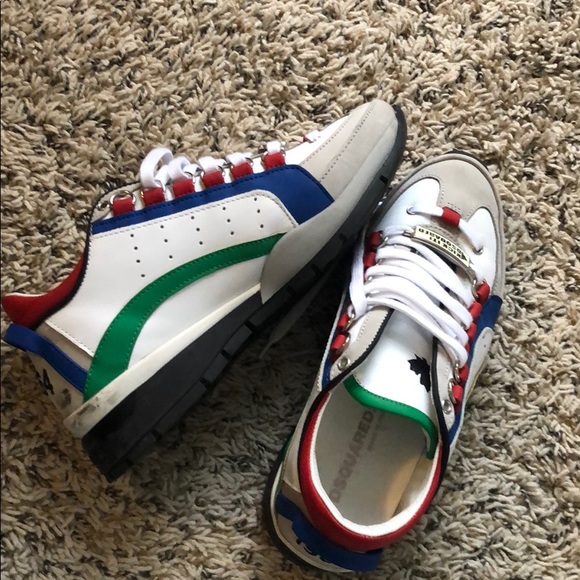 DSQUARED | Shoes | Leather Sneakers | Poshmark